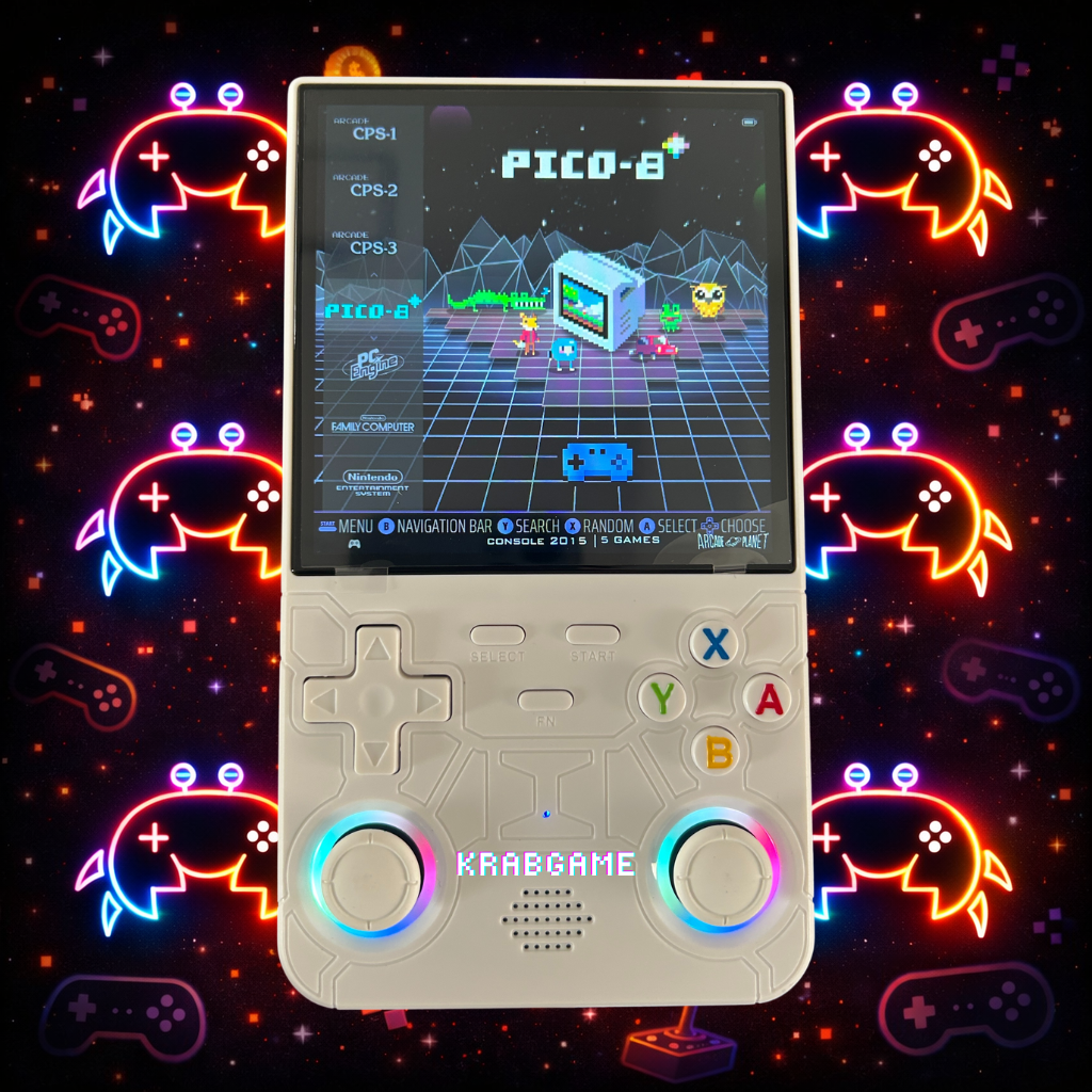 R36 Ultra Retro Handheld Game Console – 20,000+ Games, 4.0″ IPS | KrabGame